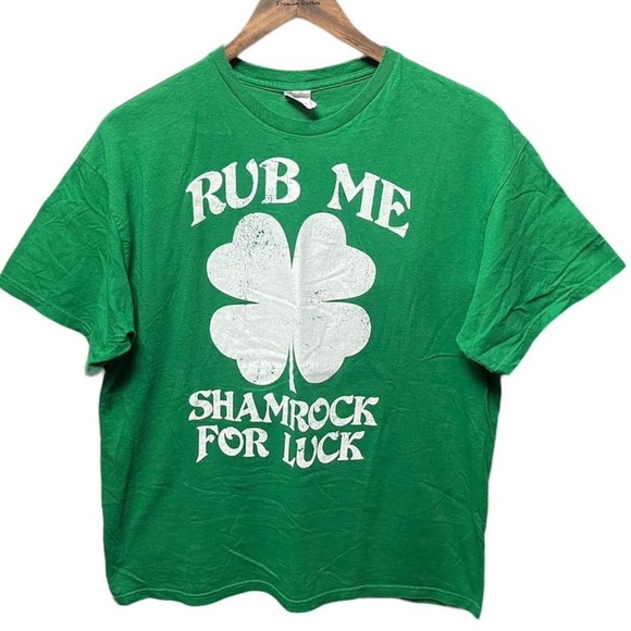 Delta | Shirts | St Patricks Day Rub Me Shamrock For Good Luck March ...